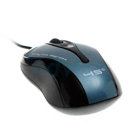 45 DEGREE เมาส์ USB Optical Mouse (F-42) Blue/Black | Lazada.co.th