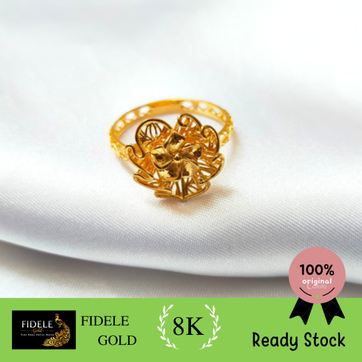 Cincin Emas asli kadar 37,5% model kendari fushion ubs gold cincin ...