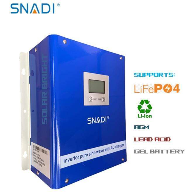 SNADI/SNAT Pure Sine Wave Toroidal Inverter 12V 1kW Adjustable LVD/HVR ...