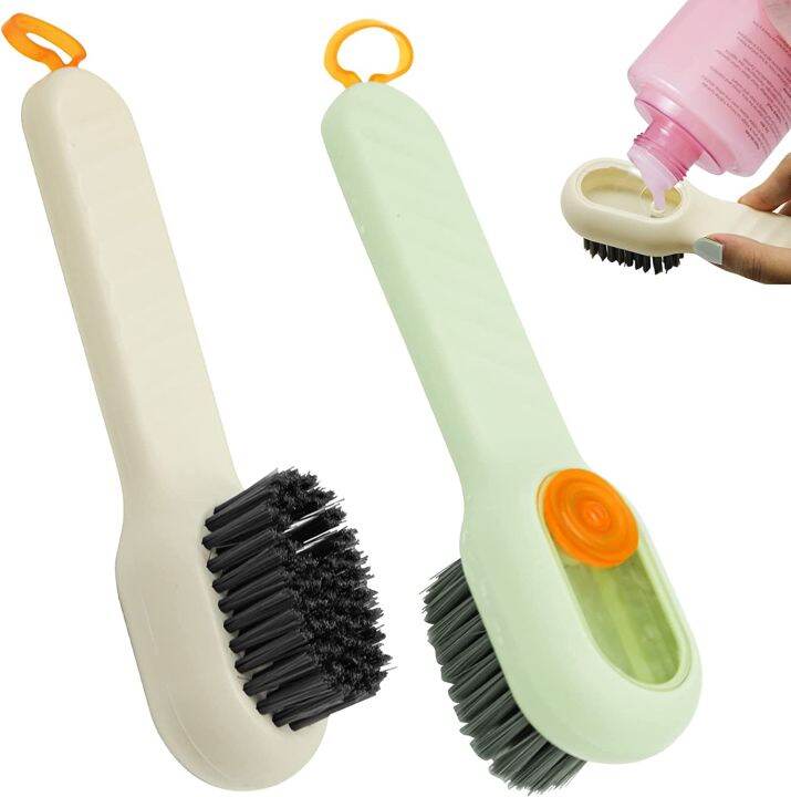 Multifunctional Liquid Shoe Cleaning Brush with Soap Dispenser Shoe ...