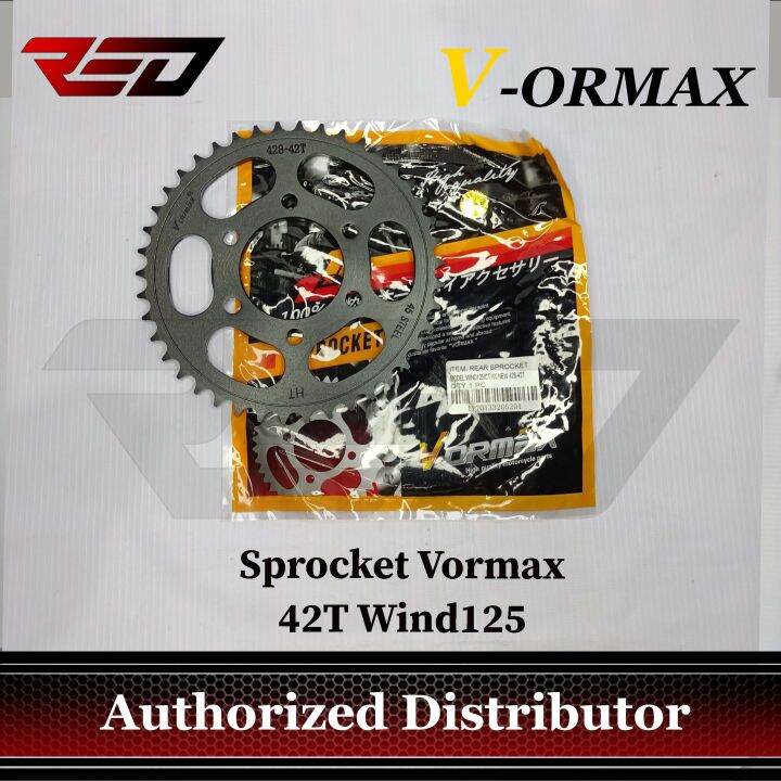 VORMAX Sprocket All Sizes TMX / HD3 / Wind / Barako / Shogun / Smash ...