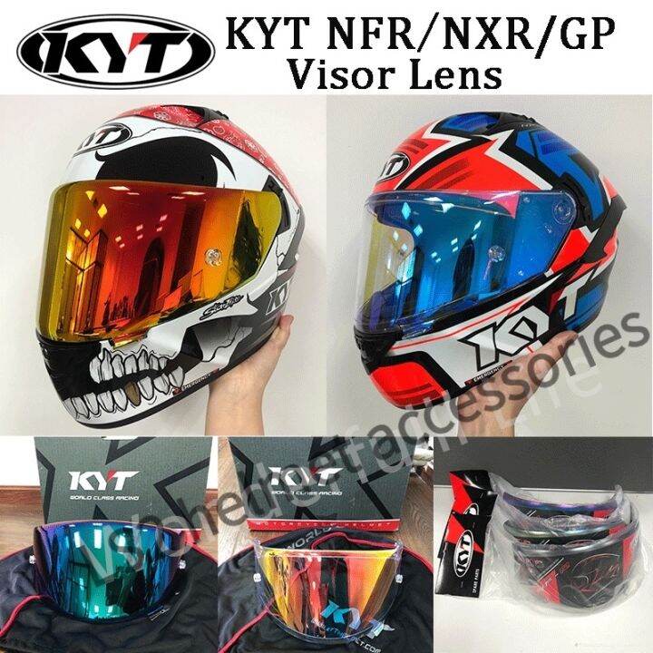 KYT NFR/NXR/GP Iridium Visor Lens Revo FIt for Helmet | Lazada PH