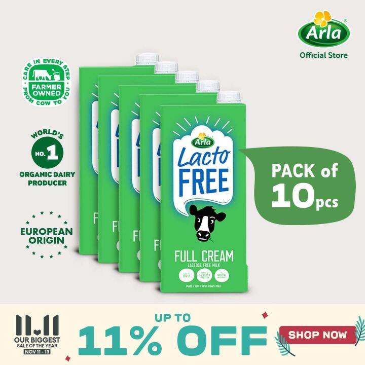 Arla Lactose Free Milk 1L 10-Pack | Lazada PH