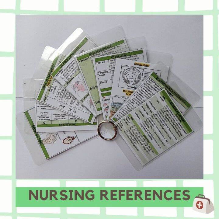 NURSING REFERENCE CARDS; Maternal Child Health Nursing (Nursing ...