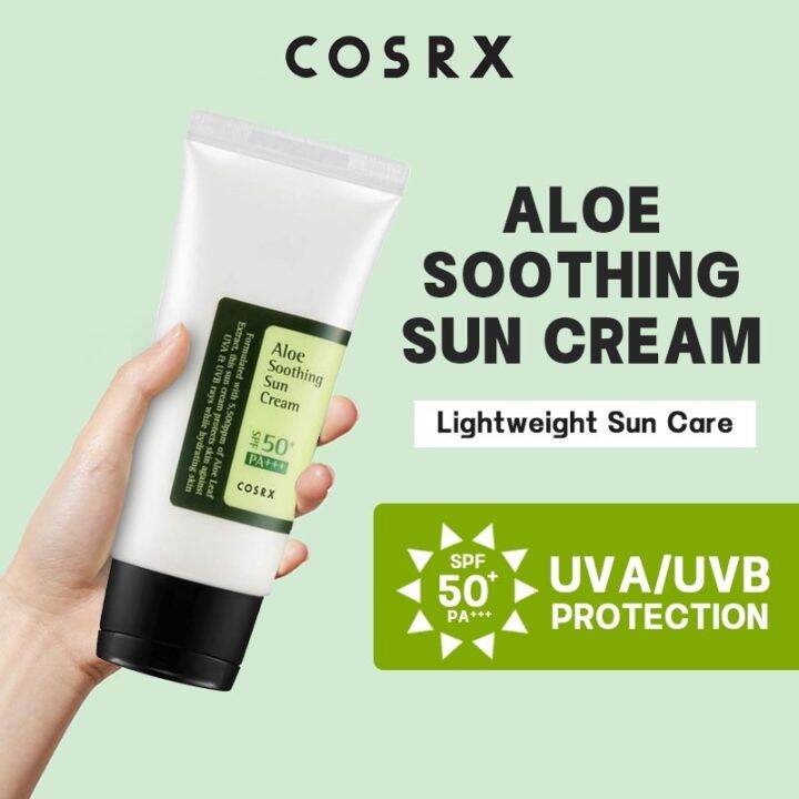 COSRX Aloe Soothing Sun Cream ANESSA Perfect UV Sunscreen SPF 50 PA ...