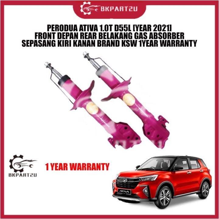 PERODUA ATIVA 1.0T D55L [YEAR 2021] FRONT DEPAN REAR BELAKANG GAS ...