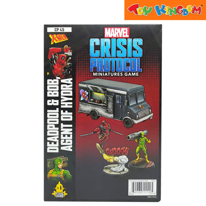 Marvel X-Men CP 45 Crisis Protocol Deadpool and Bob Agent of Hydra ...