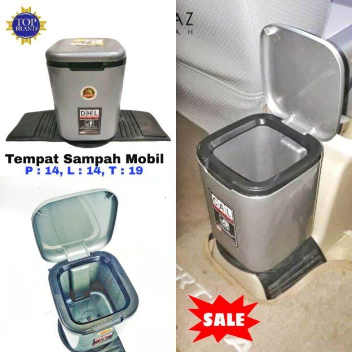 Tempat Sampah Mobil Kotak Sampah Mobil Car Dustpin Universal | Lazada ...