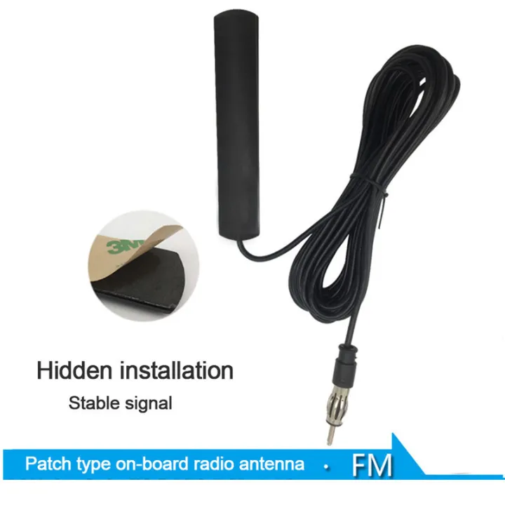 Hot selling recommendation ant-309 car radio patch antenna front and rear bumper FM car antenna ...