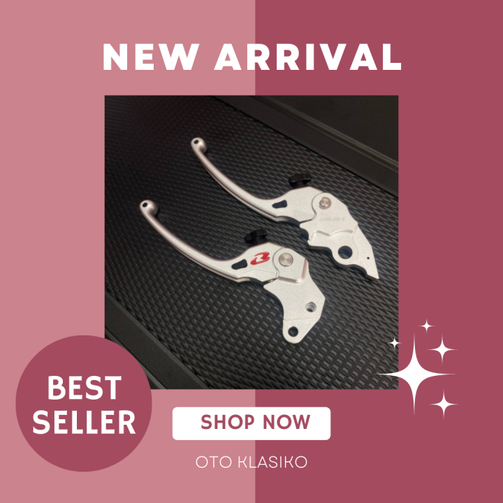 NEW! RCB Alloy Brake Lever Set S3 Series for Honda Click / AIR BLADE ...