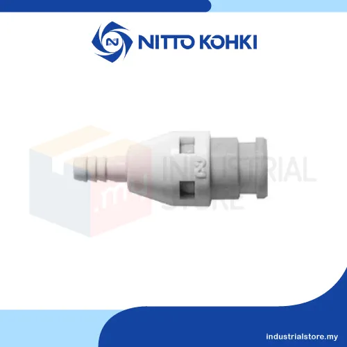 Nitto Kohki Polyacetal Plastic Coupler Plug (Hose barb), Quick Coupling ...