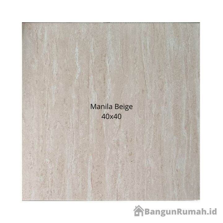 Keramik Lantai 40x40 Mulia Manila Beige | Lazada Indonesia