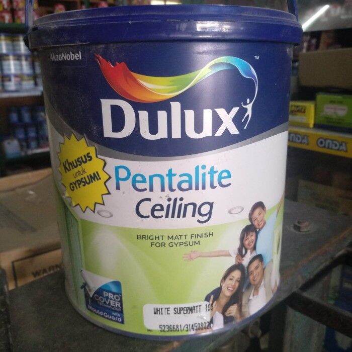 DULUX PENTALITE CEILING GYPSUM 25 KG (PAIL) | Lazada Indonesia