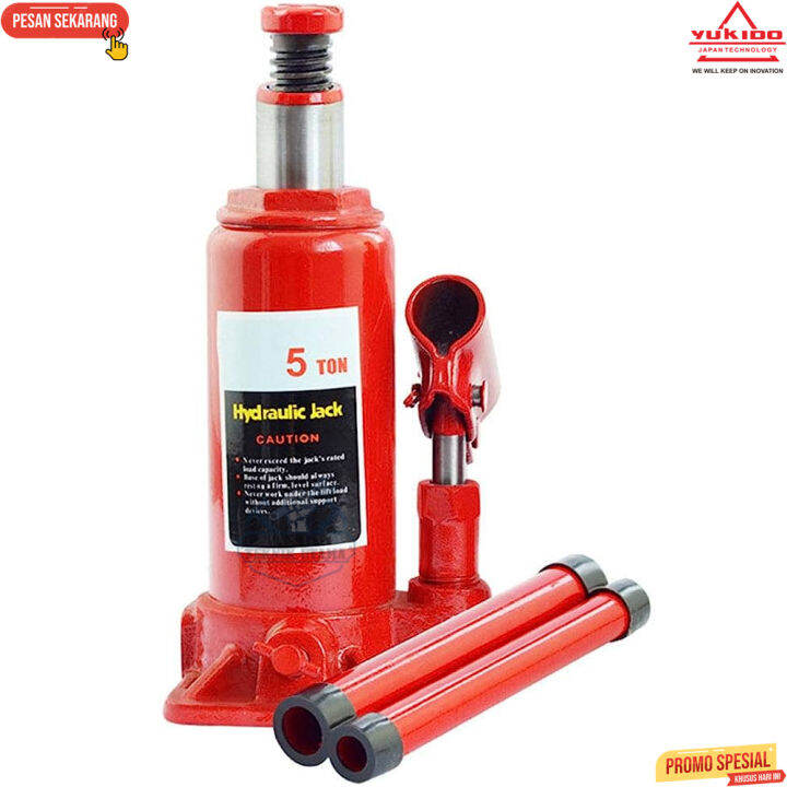 Dongkrak Botol 5 Ton Hydraulic Jack | Lazada Indonesia
