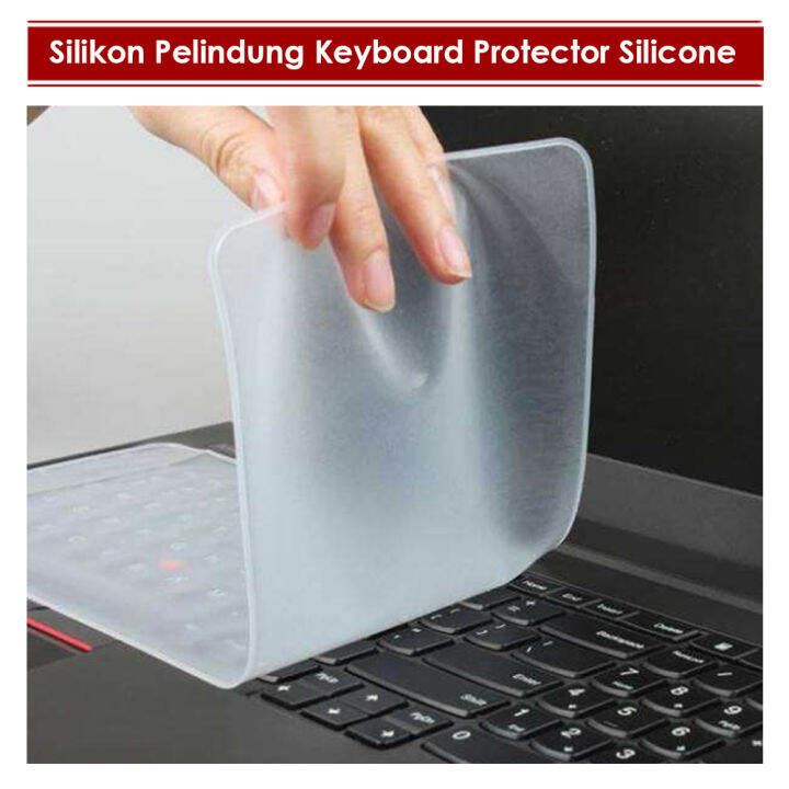 Silikon Pelindung Keyboard Protector Silicone Cover Laptop Komputer ...