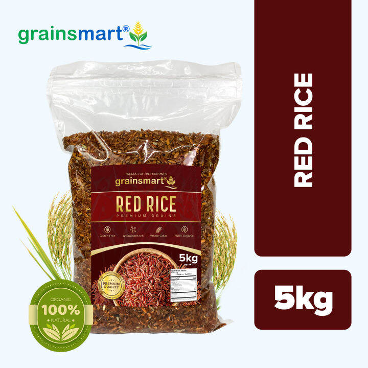Grainsmart Rice Premium Grains Red Rice 5KG | Lazada PH