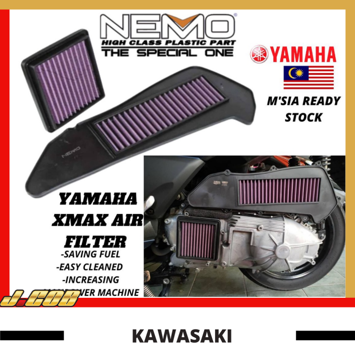 YAMAHA XMAX X MAX 250 X-MAX AIR FILTER AIR CLEANER FREE OXYGEN FLOW ...