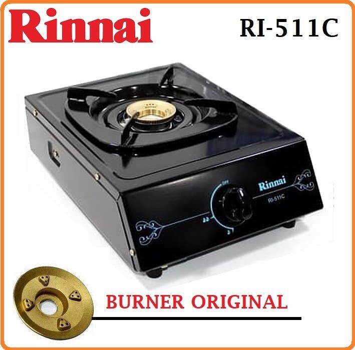 Kompor Gas Rinnai RI-511C Kompor Gas 1 Tungku Burner Original dengan ...