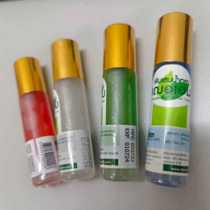 Cher Aim Roll On 8cc Cher Aim Borneol Inhaler Thailand Cher-Aim Oil ...