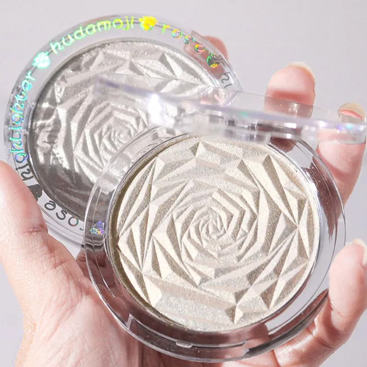 BEAUTYBIGBANG Pink Diamond Highlighter Powder Glitter Palette Face ...