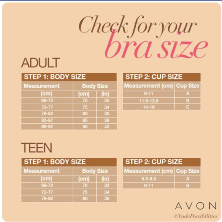 AVON diana underwire full cup bra | Lazada PH