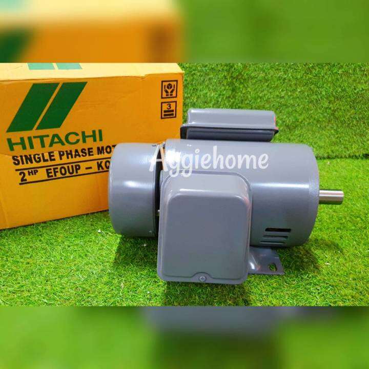 HITACHI มอเตอร์ รุ่น 2HP 4P EFOUP-KQ 220V (2แรงม้า) มอเตอร์ไฟฟ้า ฉนวนกันความร้อน ปั๊ม ติดตั้ง ...