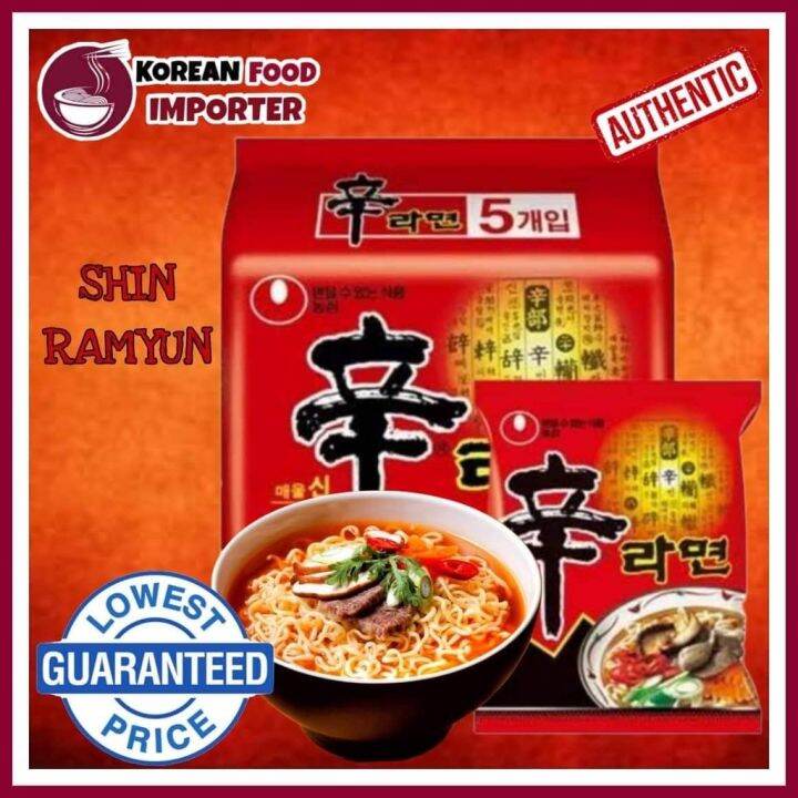 NONGSHIM RAMYUN noodle pouch authentic korean products | Lazada PH