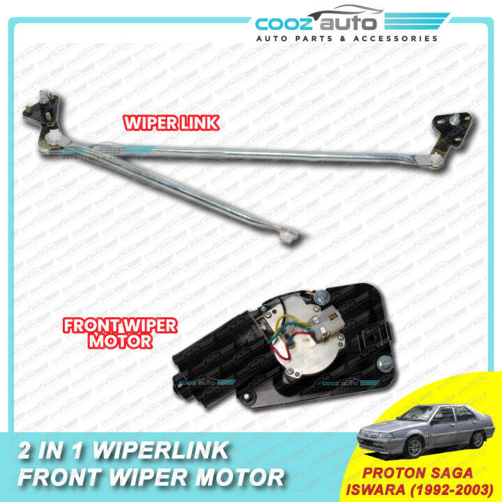 Proton Saga Iswara LMST LMSS 2In1 Front Wiper Motor Windshield Wiper ...