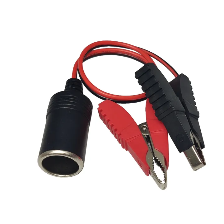 JKM 12-24V Car Battery Clamp Clip Adapter Splitter Car-style Power ...