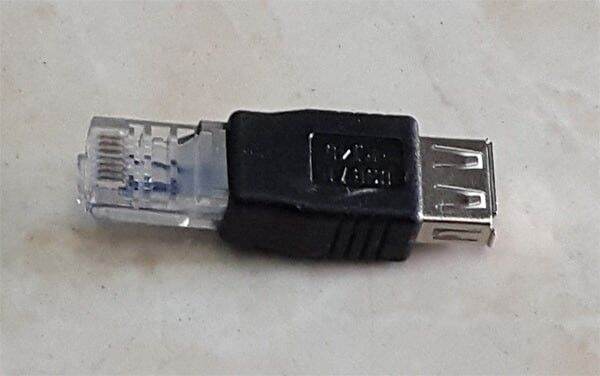 USB Female To RJ45 Ethernet Male Adapter | Lazada Indonesia