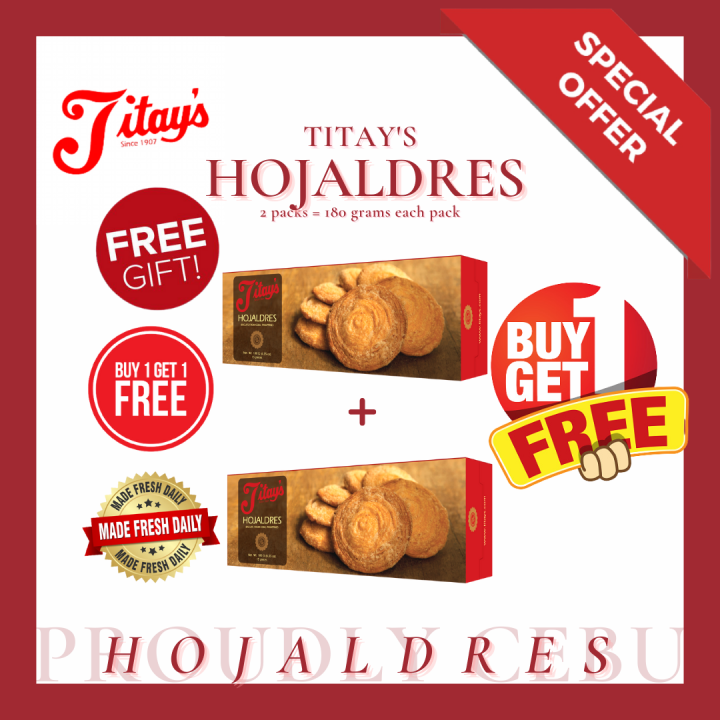 BUY ONE TAKE ONE of Titay's Hojaldres of Cebu | Classic Biscuits of ...