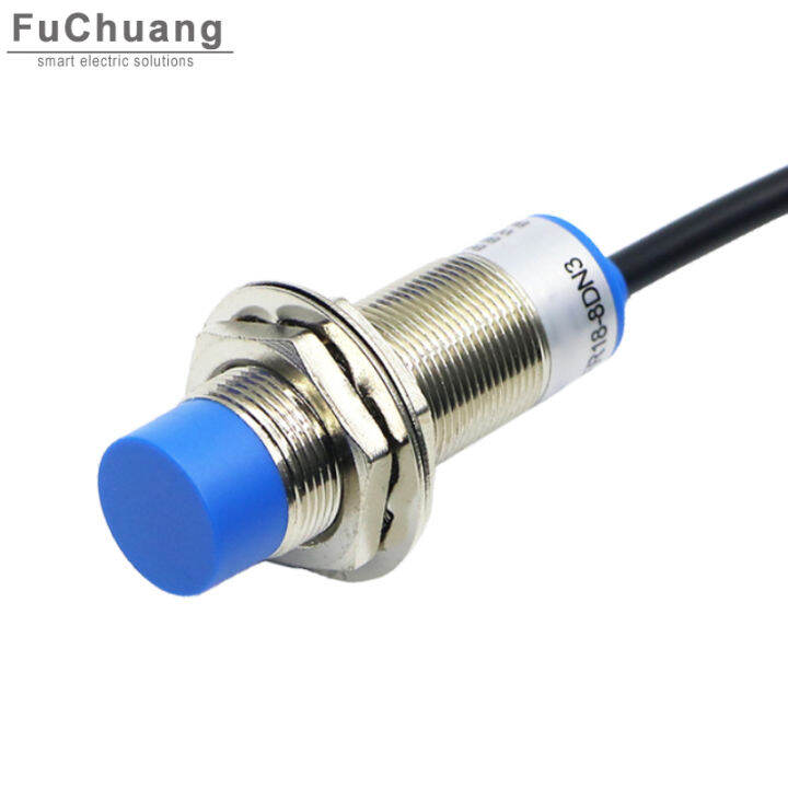 Capacitive Proximity Switch LJC18 Sn: 8มม. DC6-36V AC90-250V NPN PNP NO ...