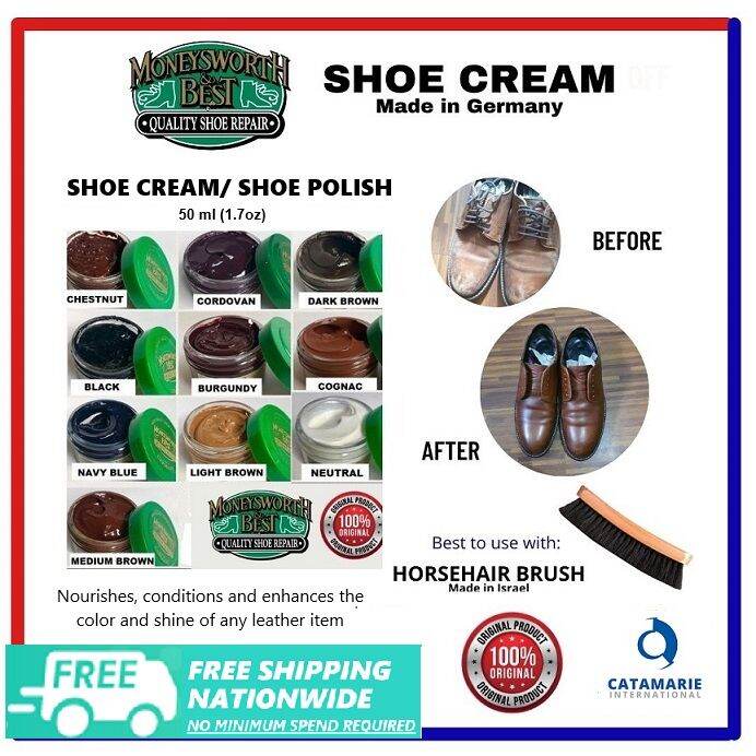 MONEYSWORTH & BEST SHOECREAM SHOE CREAM SHOECARE SHOE POLISH SHOE ...