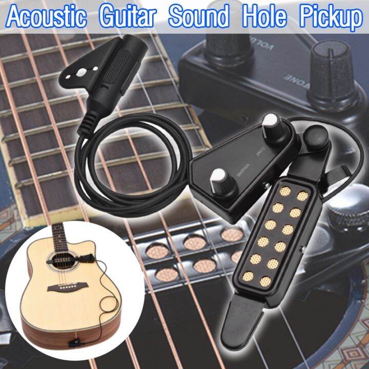 Acoustic Guitar Sound Hole Pickup Magnetic Passive Pick-up System with ...