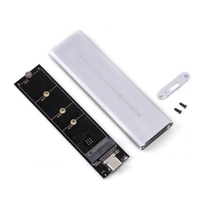 M2 SSD Case NVME Enclosure M.2 to USB Type C 3.1 SSD Adapter for M.2 NVME PCIE NGFF SSD Disk M ...