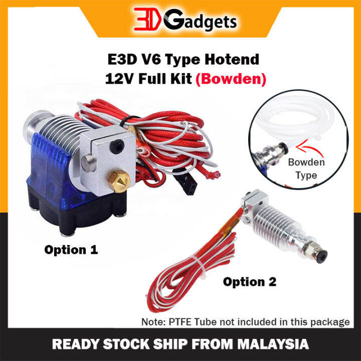 E3D V6 Type Hotend Full Kit (Bowden) for 3D Printer | Lazada