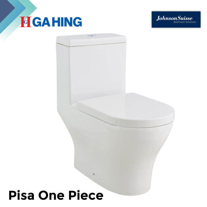 Johnson Suisse Pisa One Piece Toilet Bowl Water Closet Set S-trap BO ...