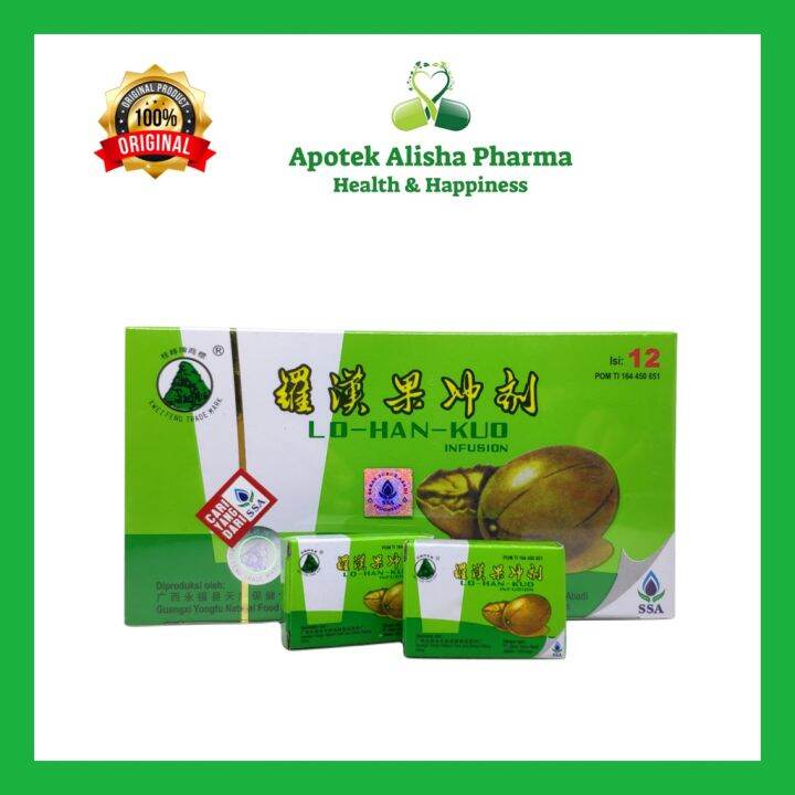 LO HAN KUO INFUSION (Pack isi 4 pcs) - Lohankuo Meredakan Panas Dalam ...