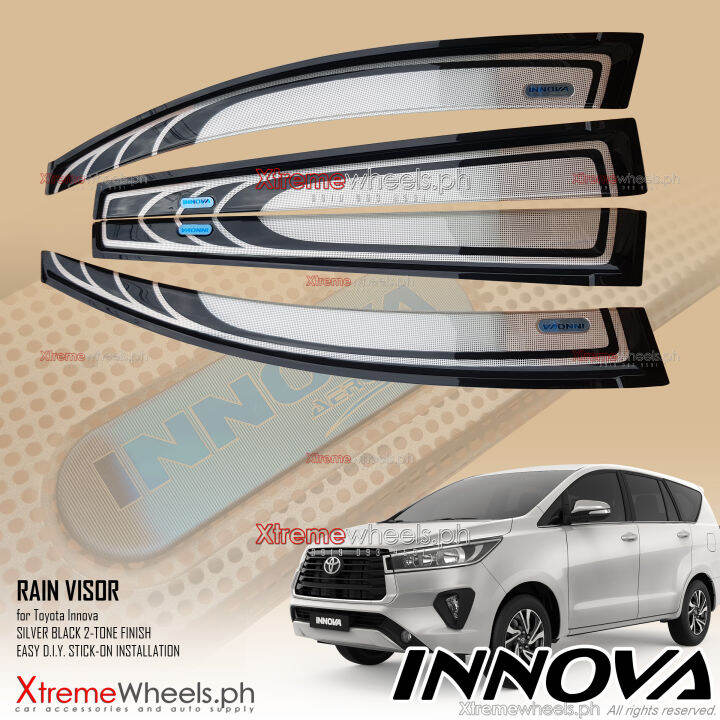 Toyota Innova All Unit 2016-2024 Aeromax Net Type Window Rain Door ...