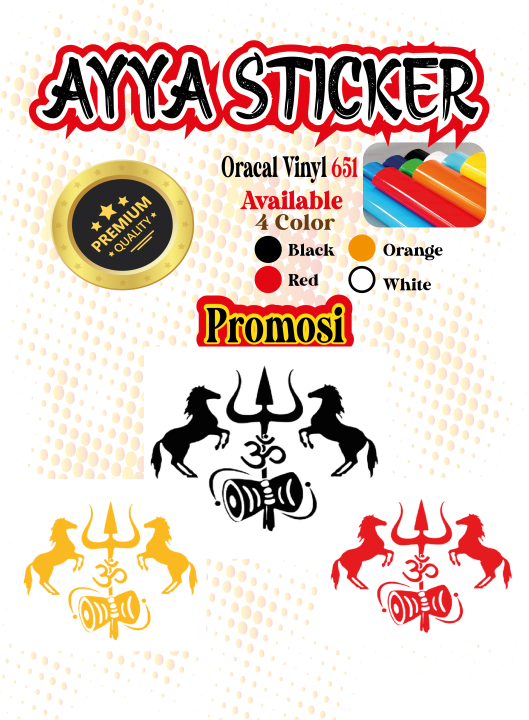 Hindu God Ayya Sticker/Muni Sticker/Oracle 651/ Car,Lorry,Bas,Motor ...