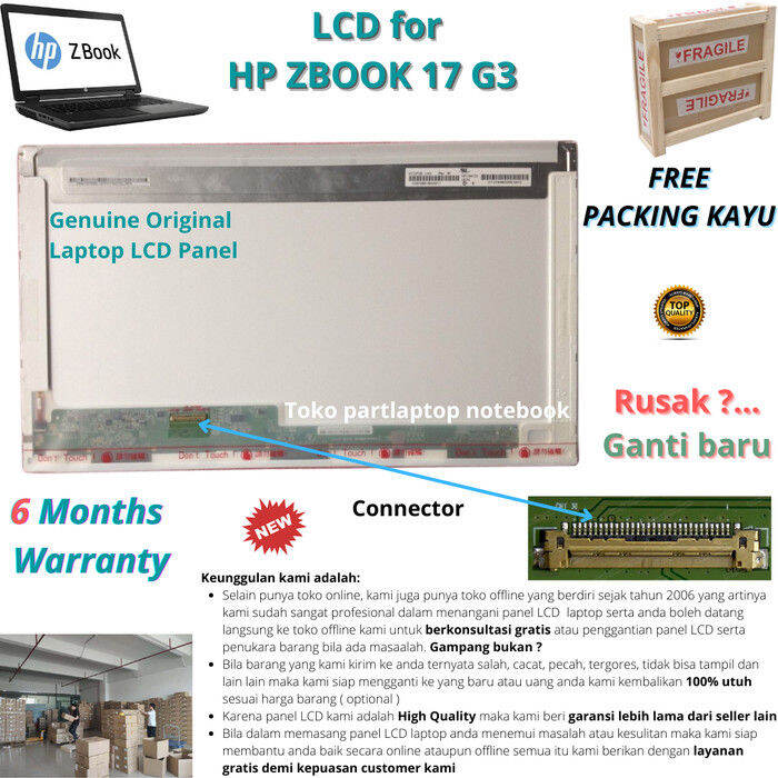 Panel LCD laptop HP ZBOOK 17 G3 original new | Lazada Indonesia