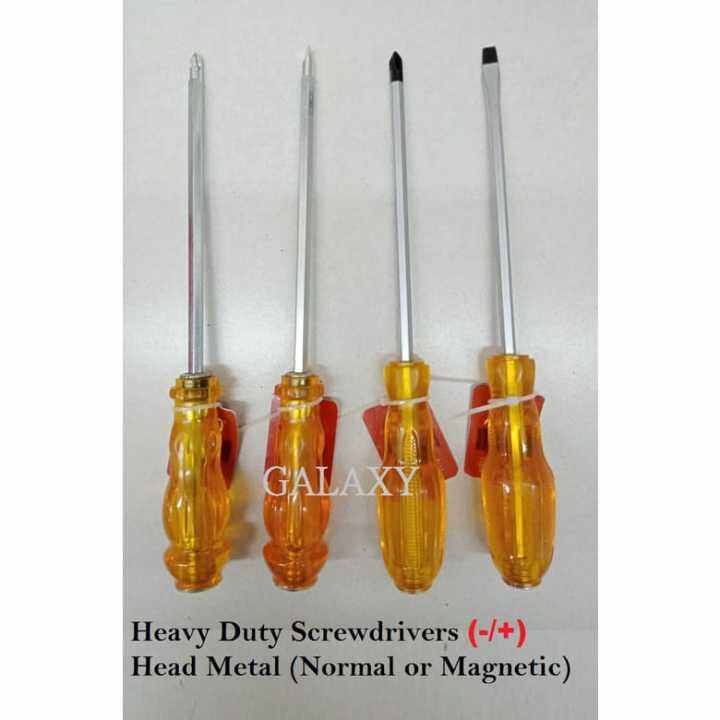 HEAVY DUTY METAL HEAD SCREWDRIVER Heavy Duty Go-thru impact screwdriver ...