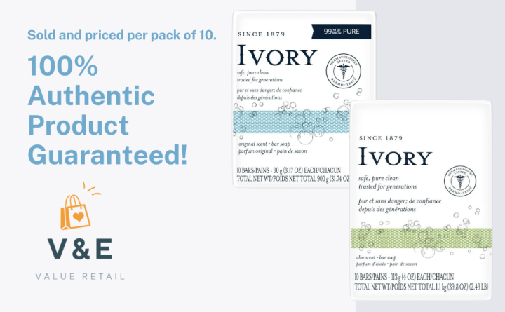 Ivory Bar Soap, Pack of 10 bars | Lazada PH