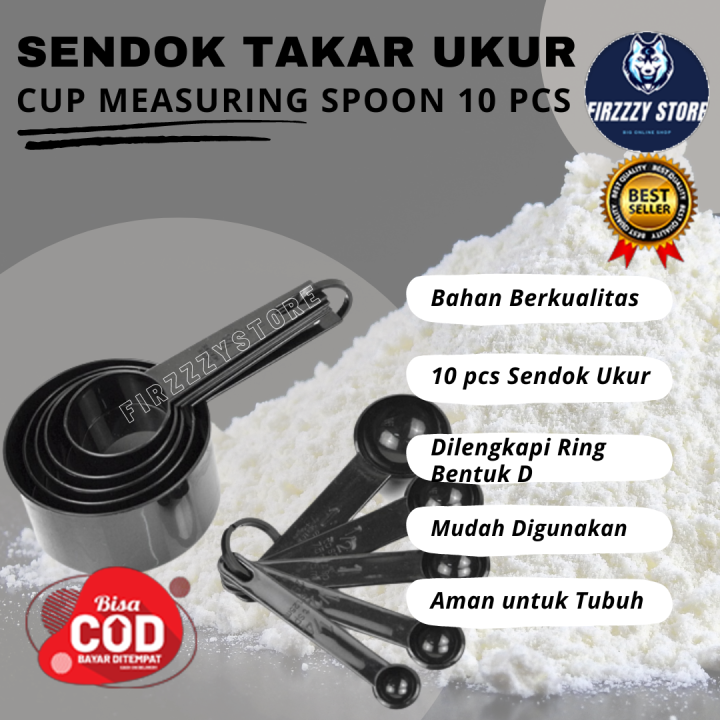 Sendok Takar Ukur Cup Measuring Spoon 10 PCS | Lazada Indonesia