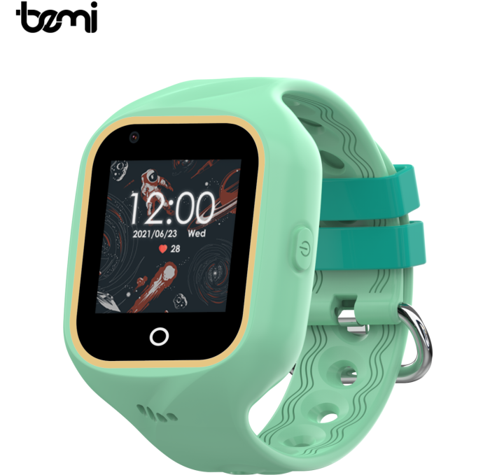 Smartwatch for children Bemi Jello LTE/GPS Green Smart Watch Pedometer ...