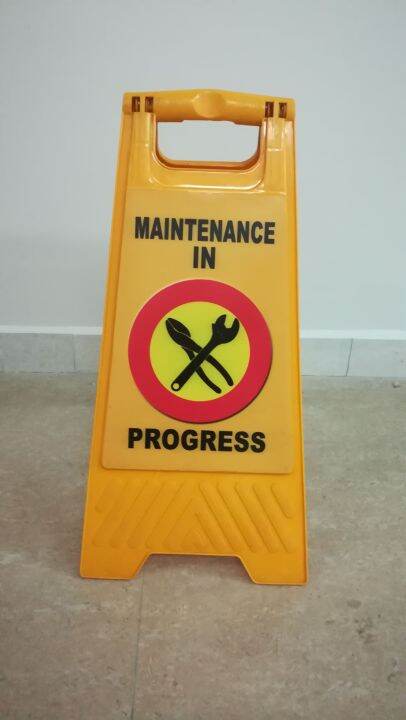 Maintenance In Progress Floor Warning Sign | Lazada PH