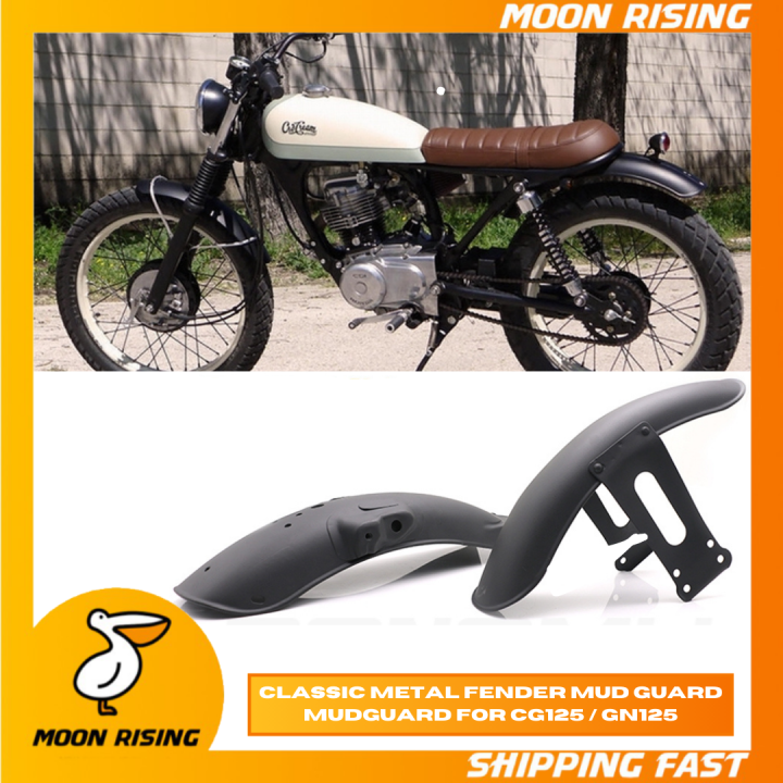 METAL FENDER MUD GUARD CLASSIC Mudguard Motorcycle CG125 GN125 [MOON ...