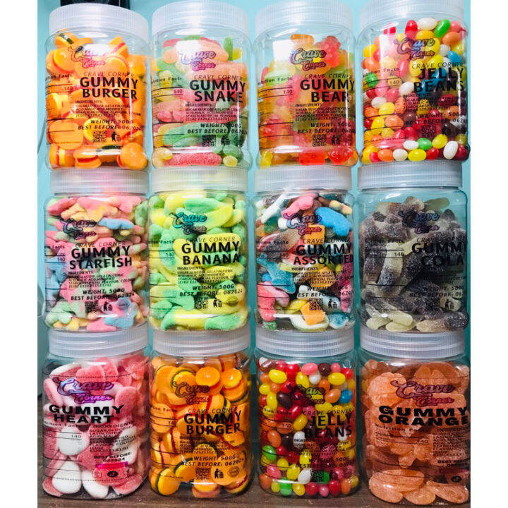 Crave Corner Gummy with Candy Jar (750ML) Retailers + | Lazada PH