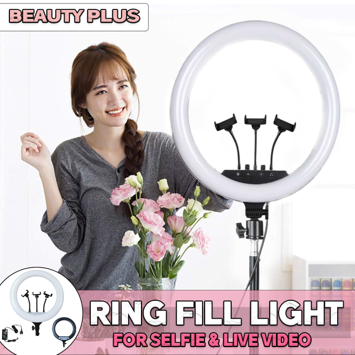 Ring light for Studio Photography and Live Streaming videos with Tripod ...