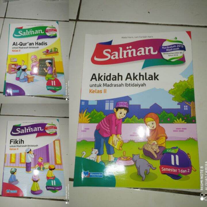 Buku Akidah Akhlak Alquran Hadis dan Fikih kelas 2 MI Masmedia | Lazada Indonesia